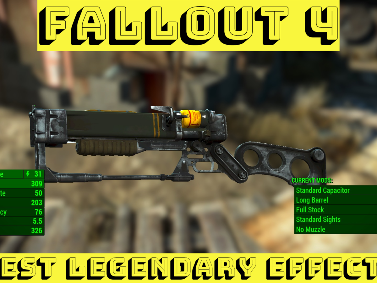 Fallout 4 legendary effects - hohpacritic